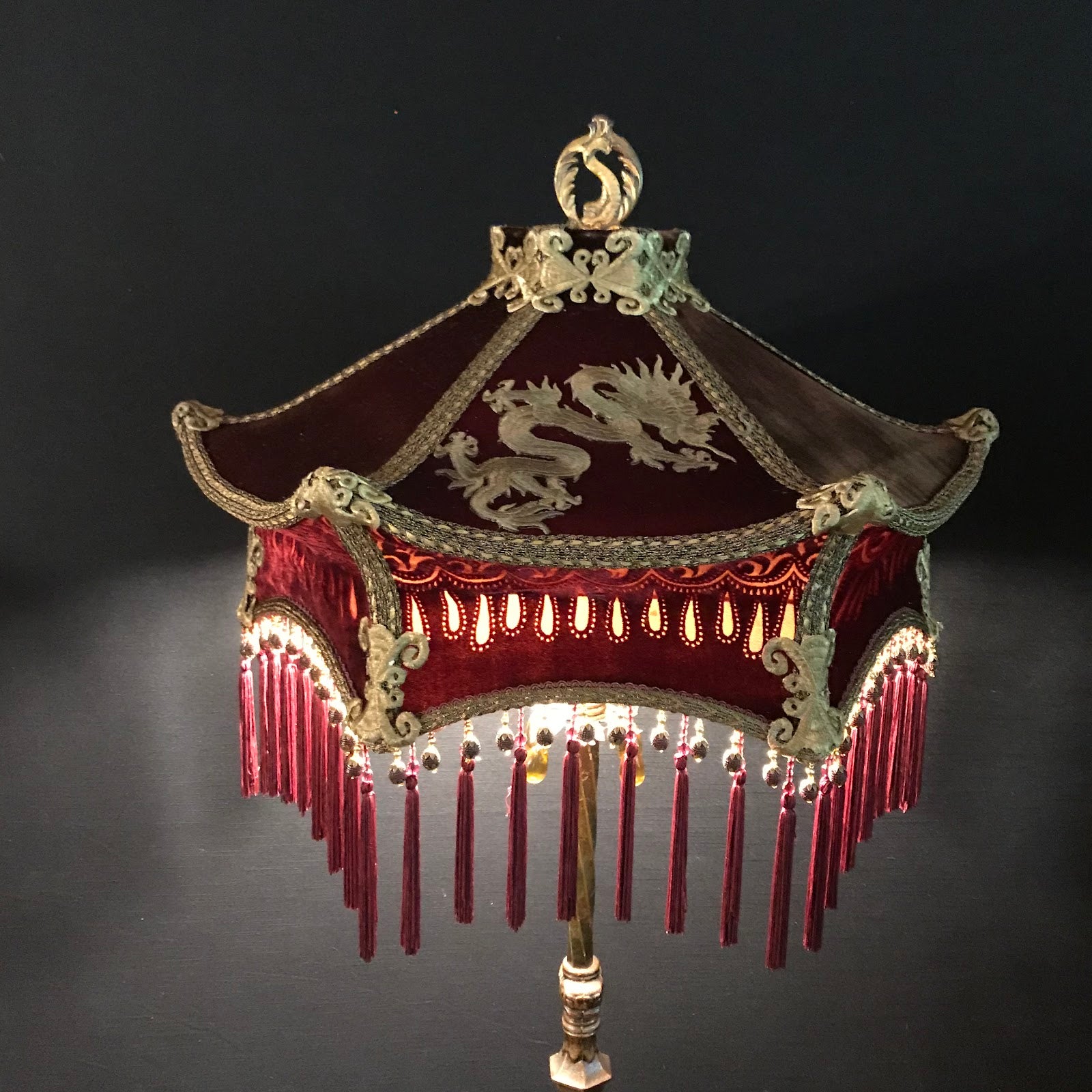 Asian Pagoda Lampshade | Vintage Shades Online Store